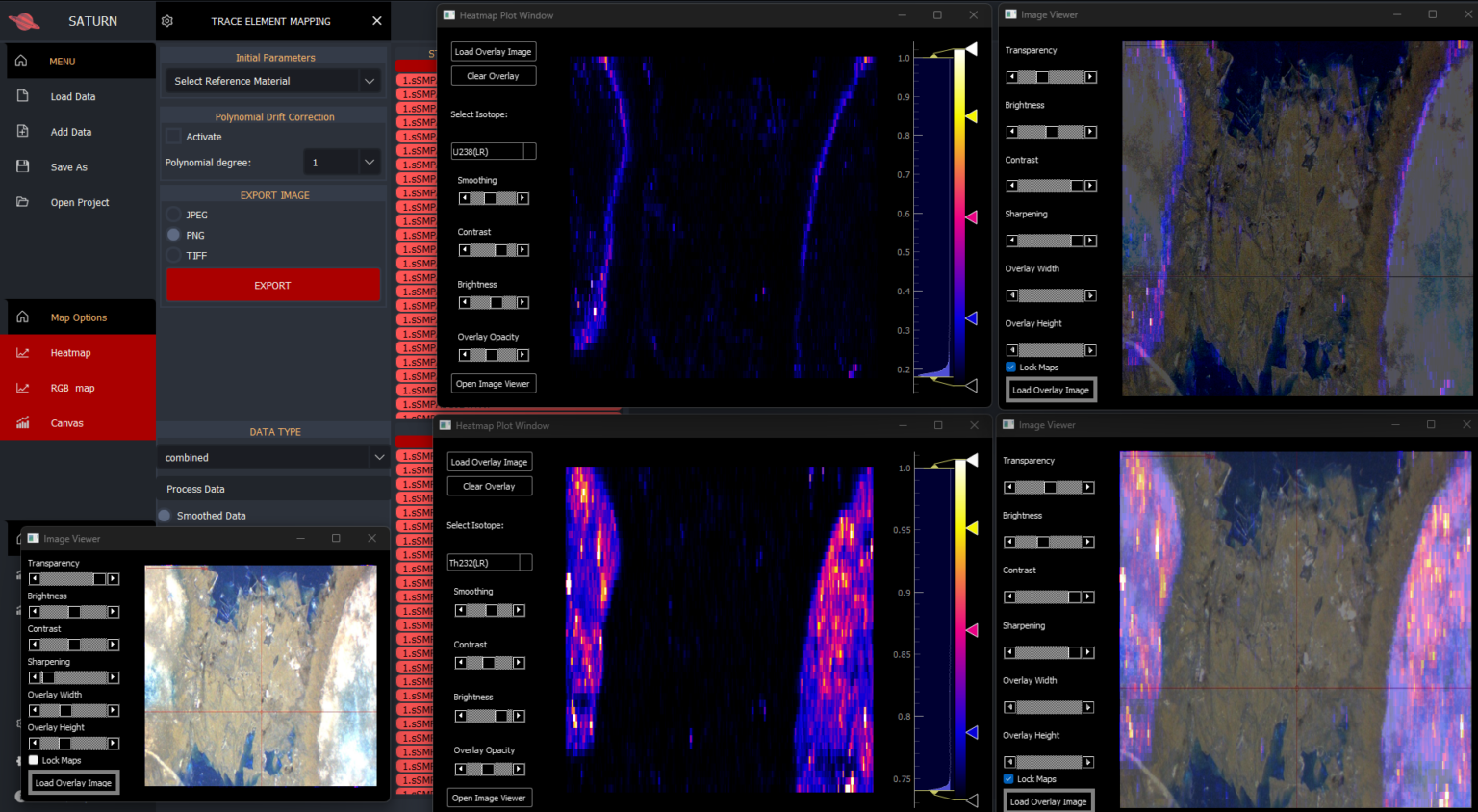 TRACE ELEMENT MAPPING - AIRG